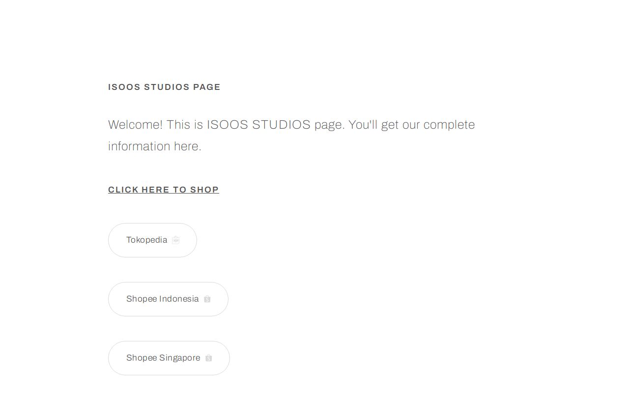 ISOOS STUDIOS OFFICIAL PAGE